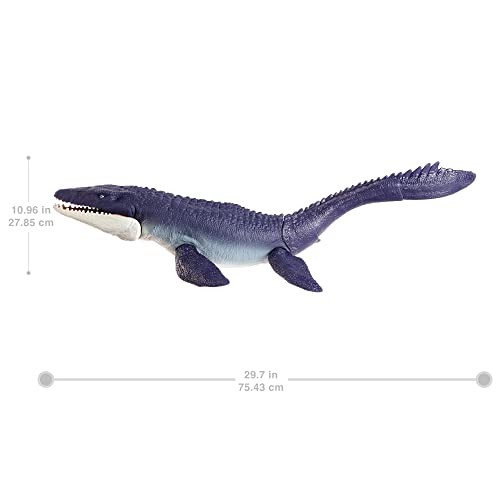 Mattel JURASSIC WORLD New Ruler King of the Sea! Strongest Mosasaurus ...
