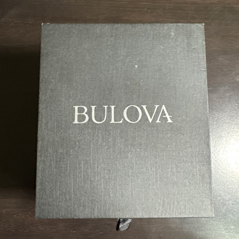 Bulova 96C107 41 mm Silver Tone Stainless Steel Case Silver Tone ...