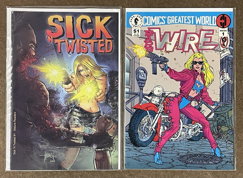 Bad Girls 48 Comic Lot Zombie Tramp Dawn Razor Lady Death Risqué ...