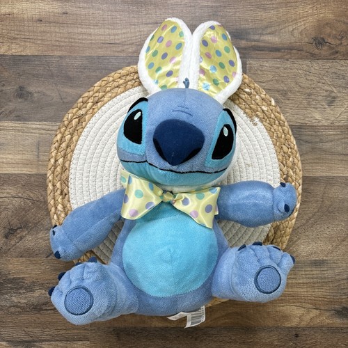 Disney Lilo & Stitch Easter Stitch Plush with Bunny Ears 15” Stuffed ...