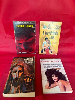 Lot of 4 1960s Pulp Fiction Paperbacks Delinquent Erotic Dope Sleeze | eBay