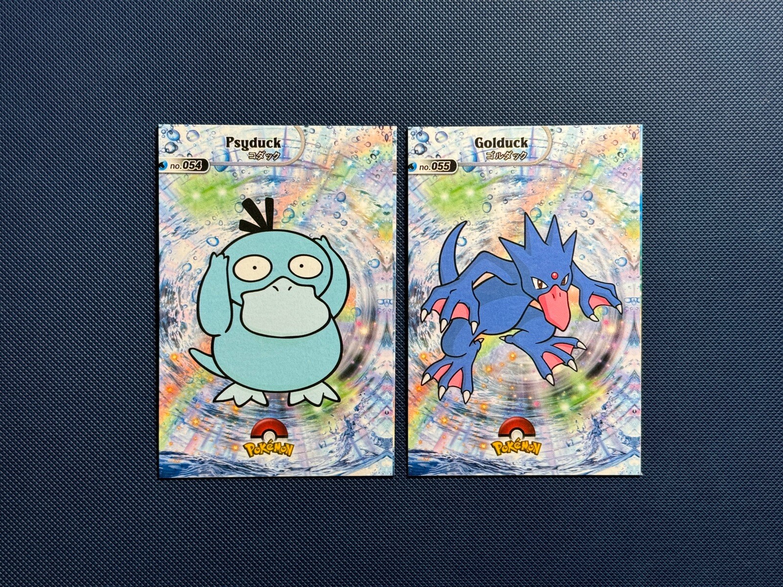 Pokemon Database Shiny Set Psyduck Golduck Shiny Sparkle Holo Set Of 2 ...