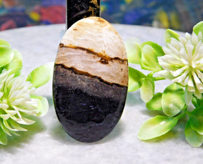 Natural Palm Root Agate Gemstone Cabochon For Jewellery Pendant Making ...