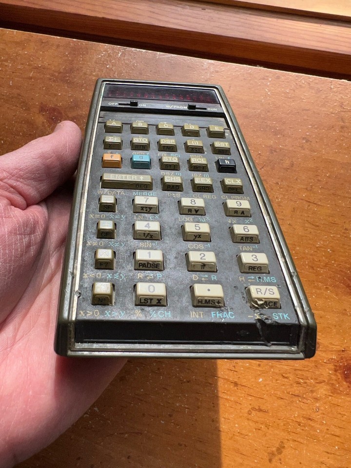Vintage 1976 HP 67 Programmable Scientific Calculator Hewlett Packard ...