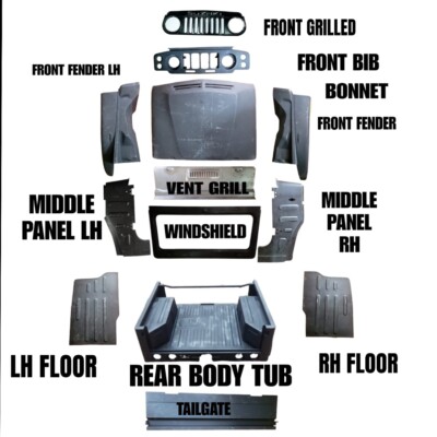 Suzuki lj80 body metal complete 13 pieces | eBay