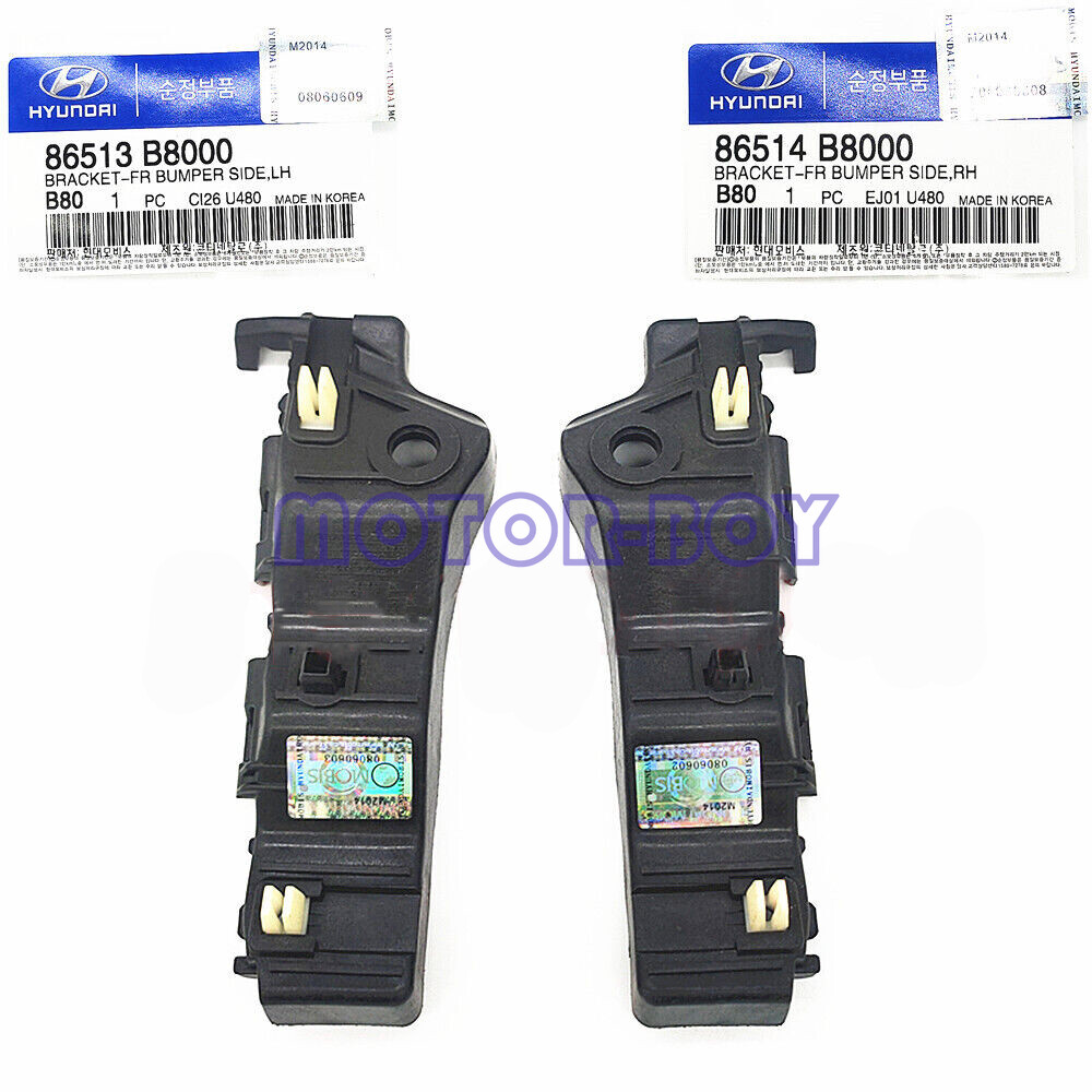 New Left+Right 2PC Front Bumper Side Brackets for Hyundai Santa Fe 2013 ...