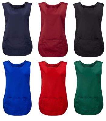 Unisex Tabard Apron With Pocket Top Adults Bar Staff Cleaner Work wear ...