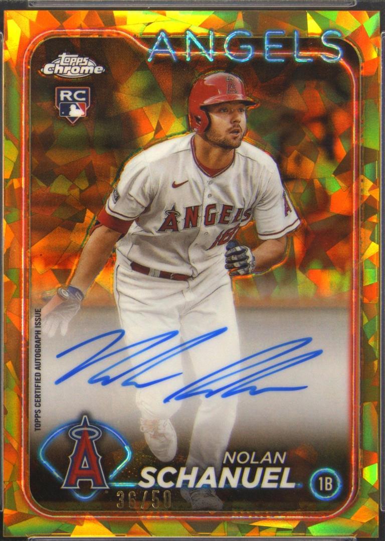 2024 Topps Chrome Sapphire Edition - Autographs Nolan Schanuel #CSA-NS ...