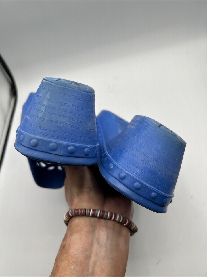 Dansko Pippa Women Molded Plastic Rubber Clog Shoe BLUE Size EU 41 US ...