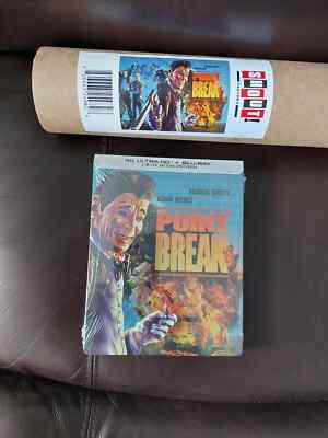 Point Break Collectors Edition 4k UHD Steelbook & Poster Factory Sealed ...