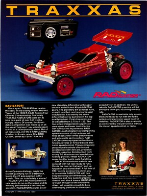 Traxxas Radicator RC Car Vintage Print Ad 1990 Wall Art Decor | eBay