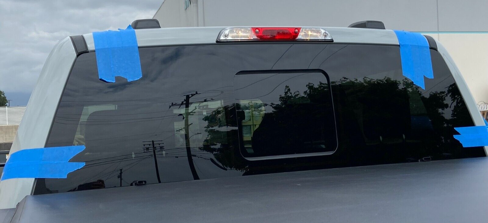 Fit 2007-2013 Chevy Silverado Rear Glass Manual Sliding Window NonHeat ...