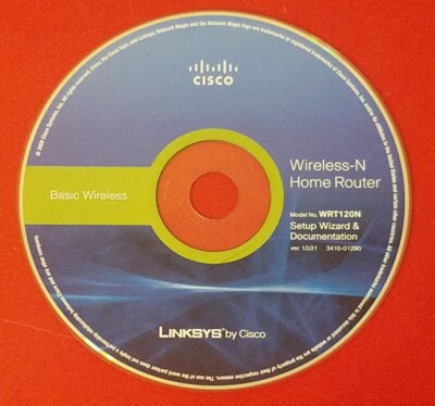 ⭐️⭐️⭐️⭐️⭐️ Driver Disc Cisco Wireless N Home Router WRT120N Setup CD | eBay