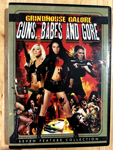Grindhouse Galore: Guns Babes & Gore (DVD 2013 2-Disc Set 7 movies ...