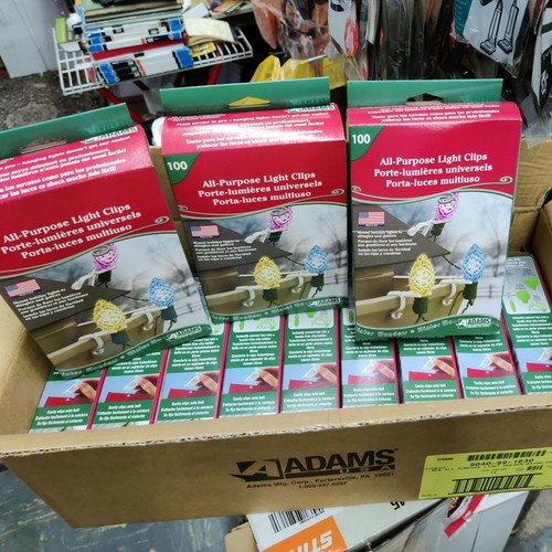 12 Boxes Adams All Purpose Light Clips Holiday Lights | eBay