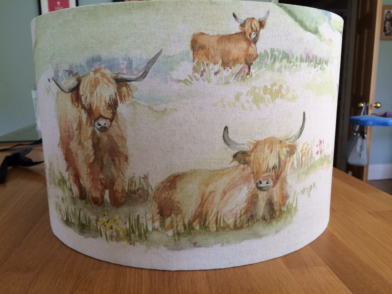 Highland Cow Lamp Shade Voyage Cattle Cows Calves Country Farm ...