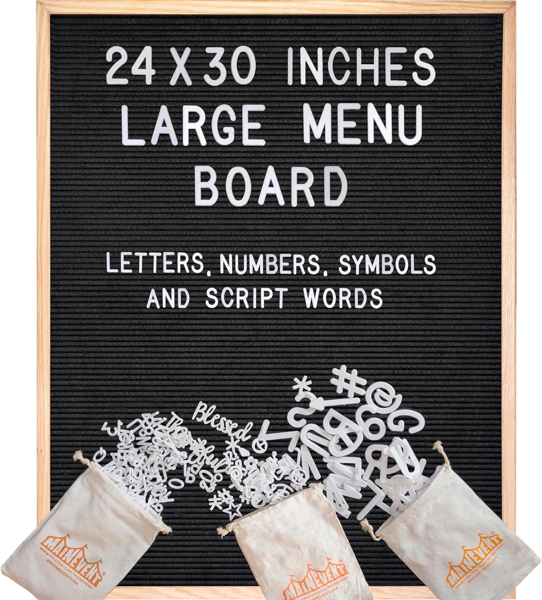 Letter Board Sign 12x16 Inch Felt Letter Board With 510 Letters ...
