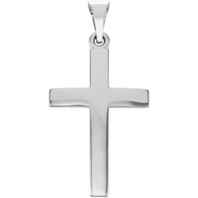20x13.7 mm Cross Pendant In Platinum | eBay