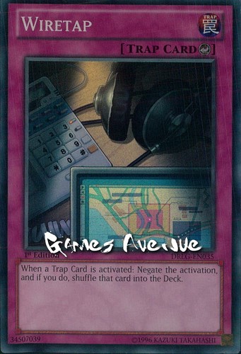 Yu-Gi-Oh! Wiretap DRLG-EN035 US/SUPER | eBay