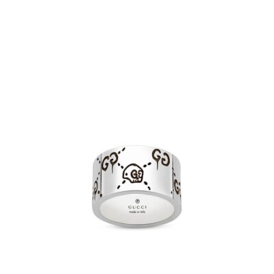 Pre-Owned | Gucci | Ghost Ring 12mm Wide | Sterling Silver | Cleaned & Polished | eBay