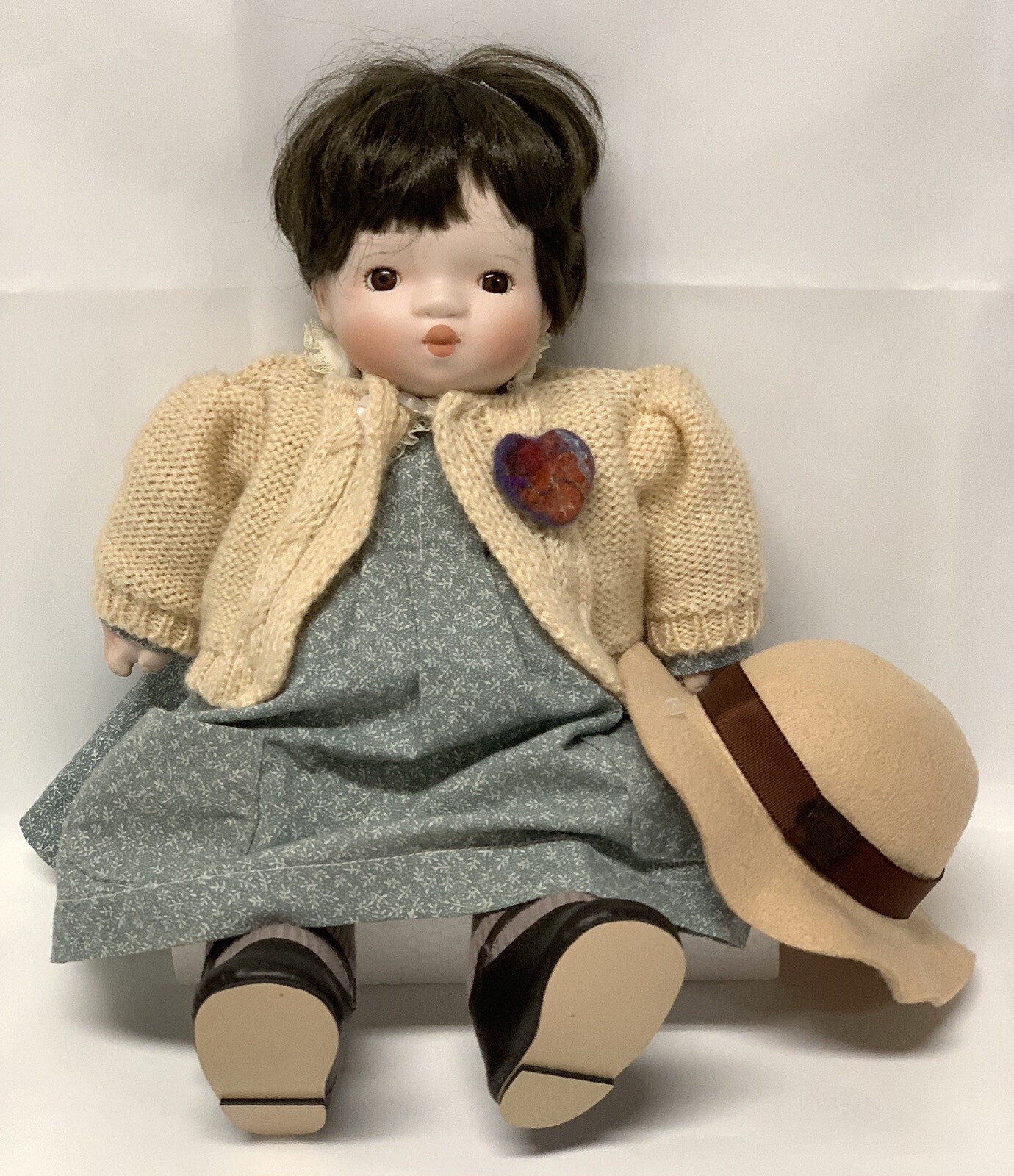 Vintage Michel & Co Porcelain Dolls Emma & Boo The Sunday Collection No ...