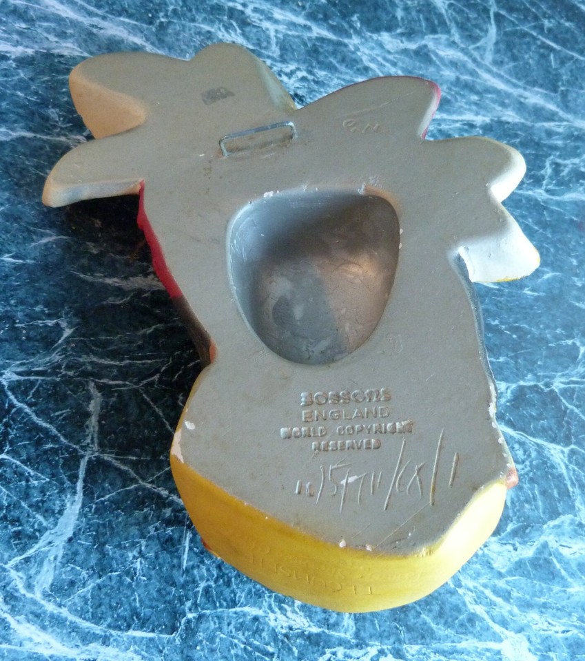 VINTAGE BOSSONS TECUMSEH CHALKWARE HEAD WALL FACE MASK Native American ...