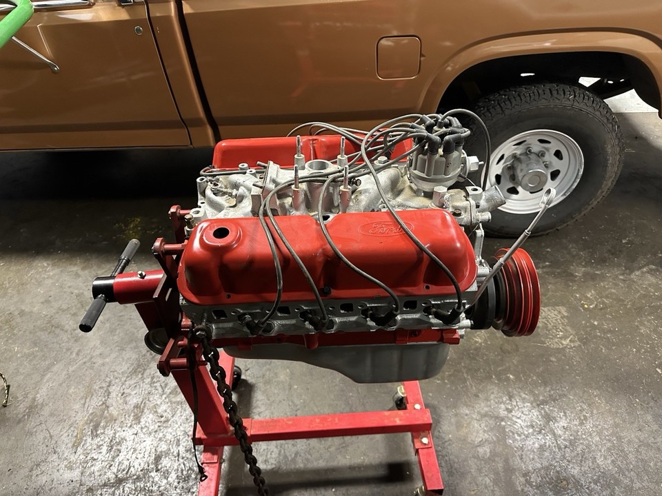 FORD 351 WINDSOR 345 HP HIGH PERFORMANCE BALANCED CRATE ENGINE TRUCK ...
