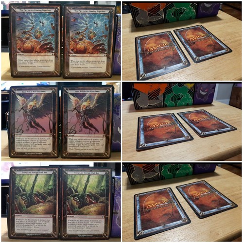 MTG Archenemy Oversized Card Lot - 16 Cards - Tooth Claw & Tail And ...