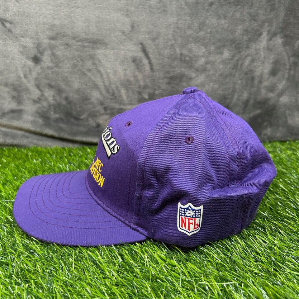 Vintage Minnesota Vikings Logo Athletic Hat Cap Snapback 1998 Champions ...