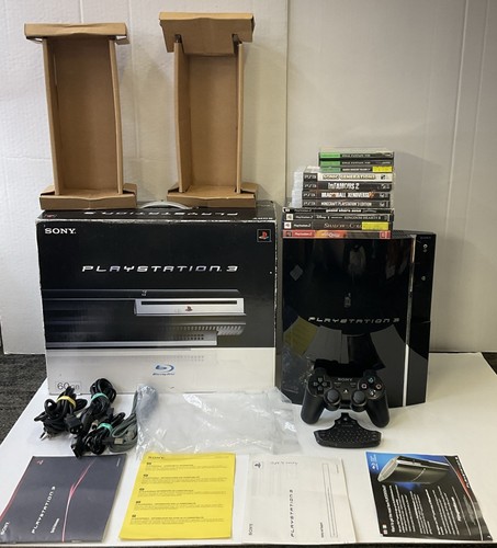 Sony PlayStation 3 80GB PS3 Backwards Compatible CECHE - Tested - PAL ...