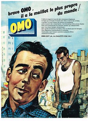 PUBLICITE ADVERTISING 1960 OMO lessive | eBay