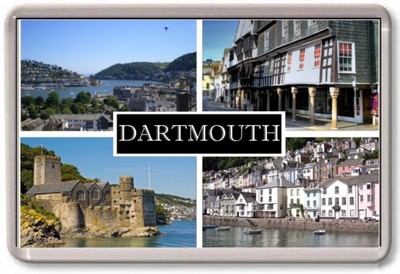 FRIDGE MAGNET - DARTMOUTH - Large - Devon TOURIST | eBay UK