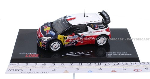 CITROEN DS3 WRC SEBASTIEN LOEB 1:43 FRANCE-ALSACE 2012 RED BULL ...