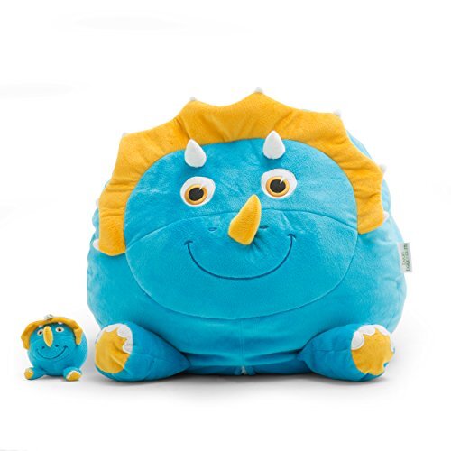 Big Joe Bagosaur Sarah The Triceratops with Lil Buddy Bean Bag ...