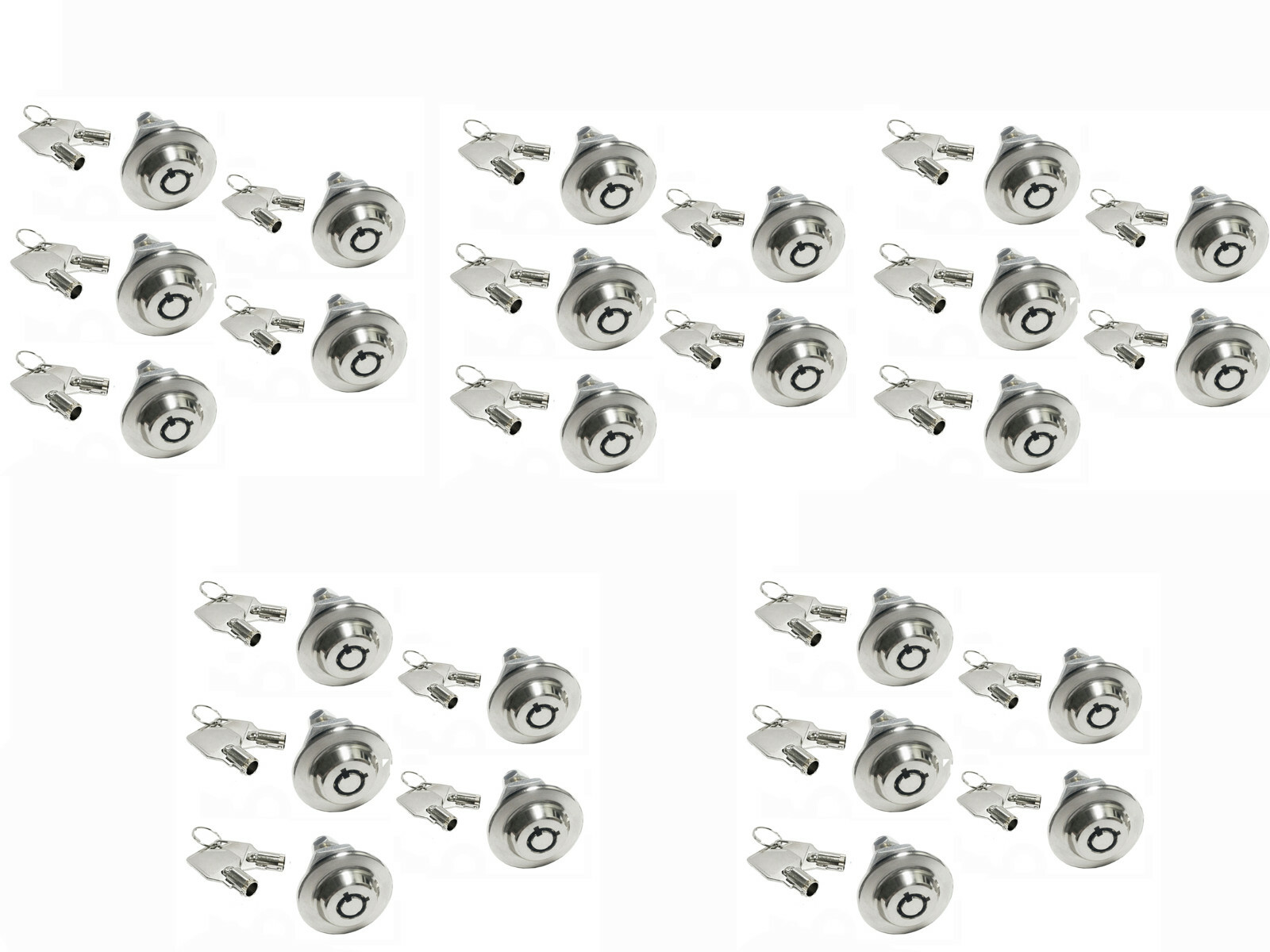 Lot of 25 Gun Cabinet Original Homak toolbox lock 3/4" Replacement Lock ...