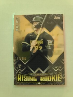 2024 Topps Update Rising Rookie Jersey Relic Henry Davis RC Black /199 ...