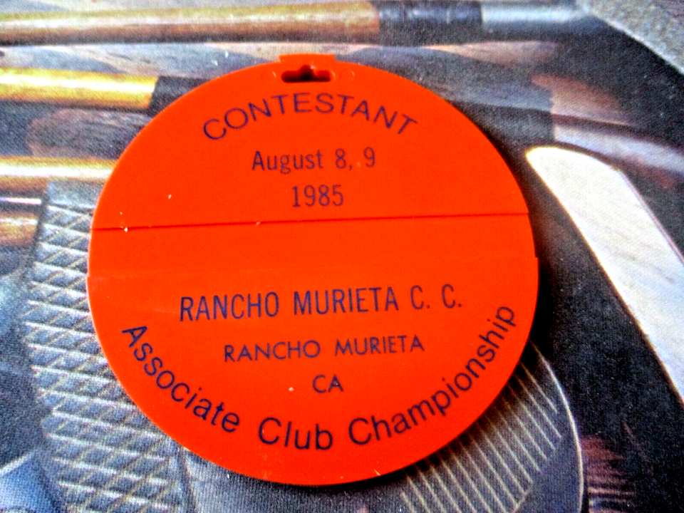 vtg - PGA Bag Tag - NORTHERN CALIFORNIA GOLF ASSN - Associate Club ...