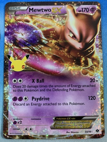 M Mewtwo EX 54/99 Celebrations Classic Collection Pokemon Card | eBay