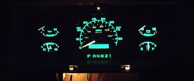 1995 Ford F-150 F150 Truck Speedo Instrument Cluster Gauge Bezel F2uf ...