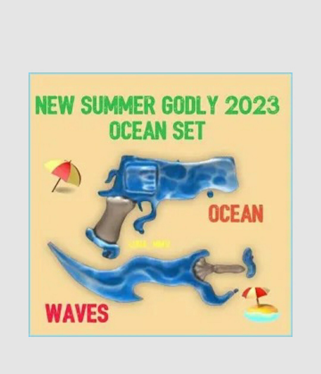 Roblox MM2 | 12x OCEAN SETS | RARE AND CHEAPEST ON EBAY DELIVERING ...