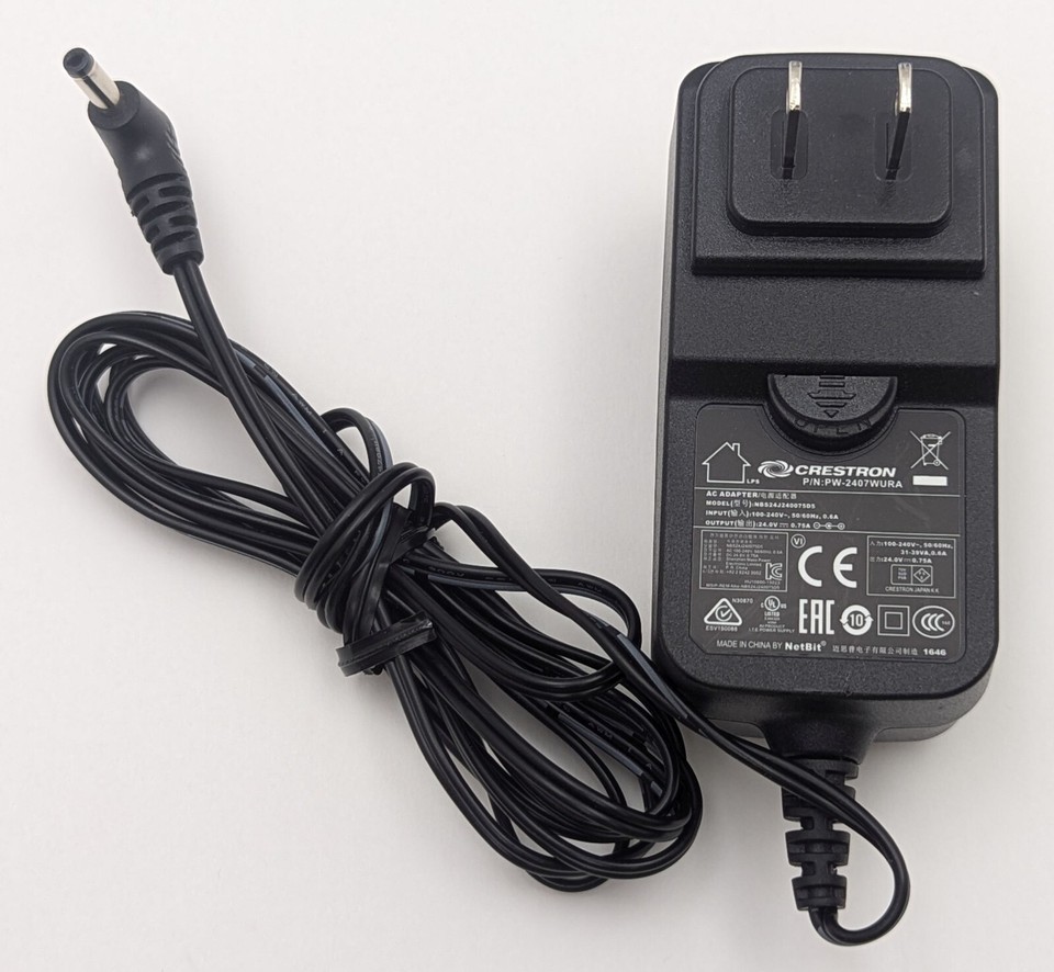 Crestron TST-902 Wireless Touch Screen w/ Charging Station & Power ...