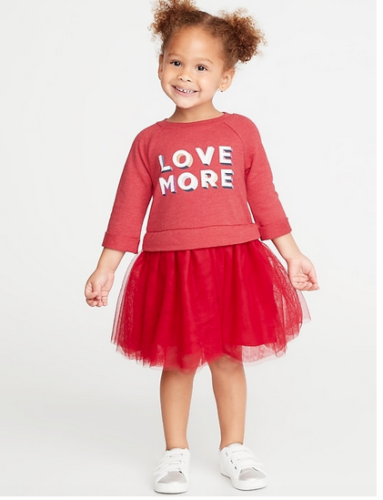 GAP OLD NAVY RED Fit & Flare Tutu Dress NWT 2T | eBay