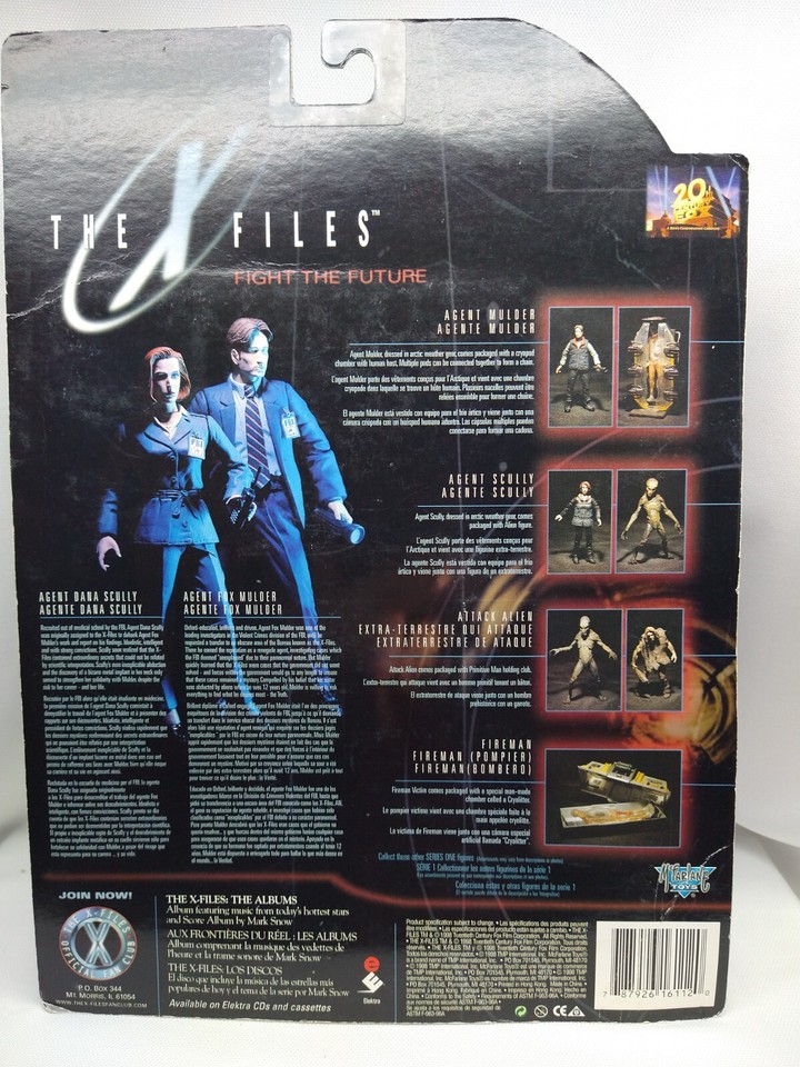1998 Vintage X-FILES Series 1 AGENT DANA SULLY Sci-Fi ACTION FIGURE ...