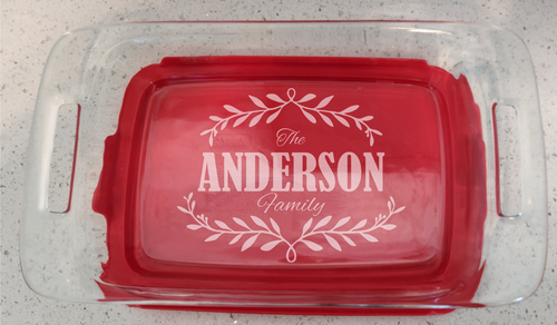 Personalized Pyrex Baking Dish Engraved with your name 7x11 with Lid | eBay