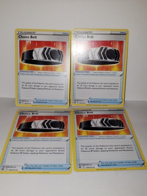 4 x Choice Belt - Pokemon Brilliant Stars 135/172 Trainer Playset | eBay