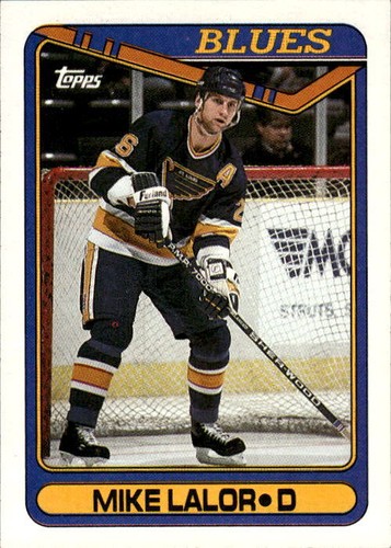 1990-91 Topps Mike Lalor #341 St. Louis Blues | eBay