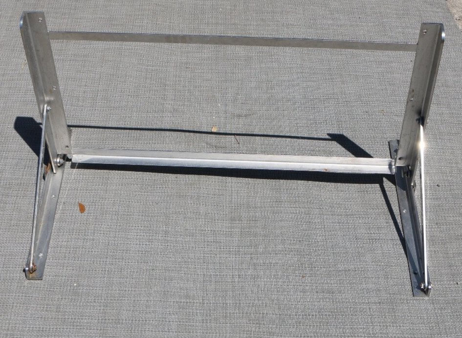 Aquila Boat Marine Stainless Seat Folding Seat Bracket 39-5/16" x 18-11 ...