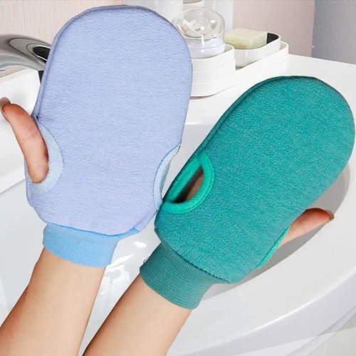 Body Rub Bath Glove Shower Scrubber Body Scrub Glove SPA Shower Mitten ...