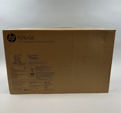 New, Open Box- HP P24v G4 Diagonal FHD Monitor 194850305900| eBay