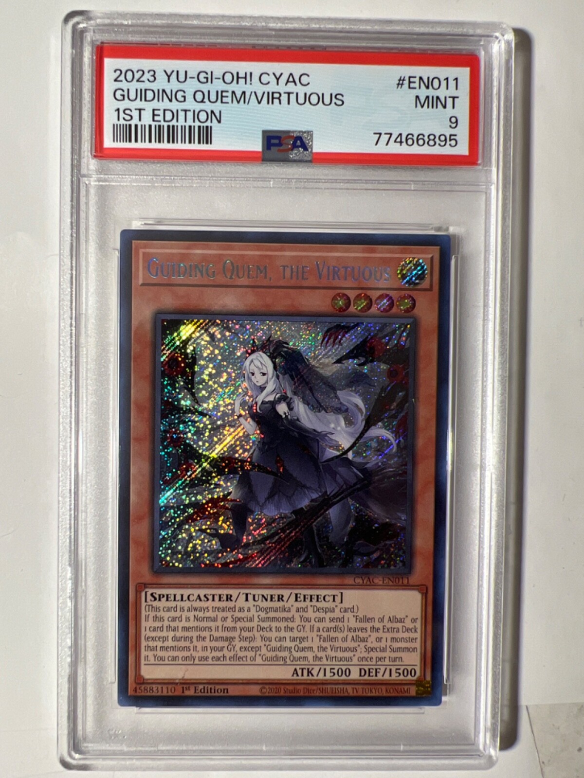 Yu-Gi-Oh! TCG Guiding Quem, the Virtuous Cyberstorm Access CYAC-EN011 ...